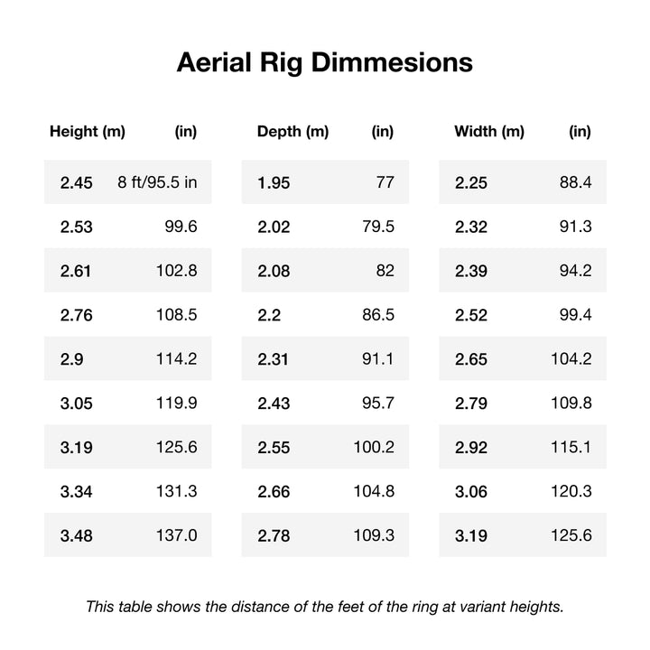 Aerial A Frame Rig - Height Adjustable and Portable – Uplift Active