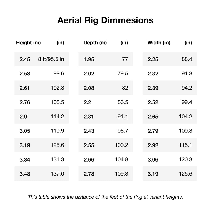 Aerial A Frame Rig - Height Adjustable and Portable – Uplift Active